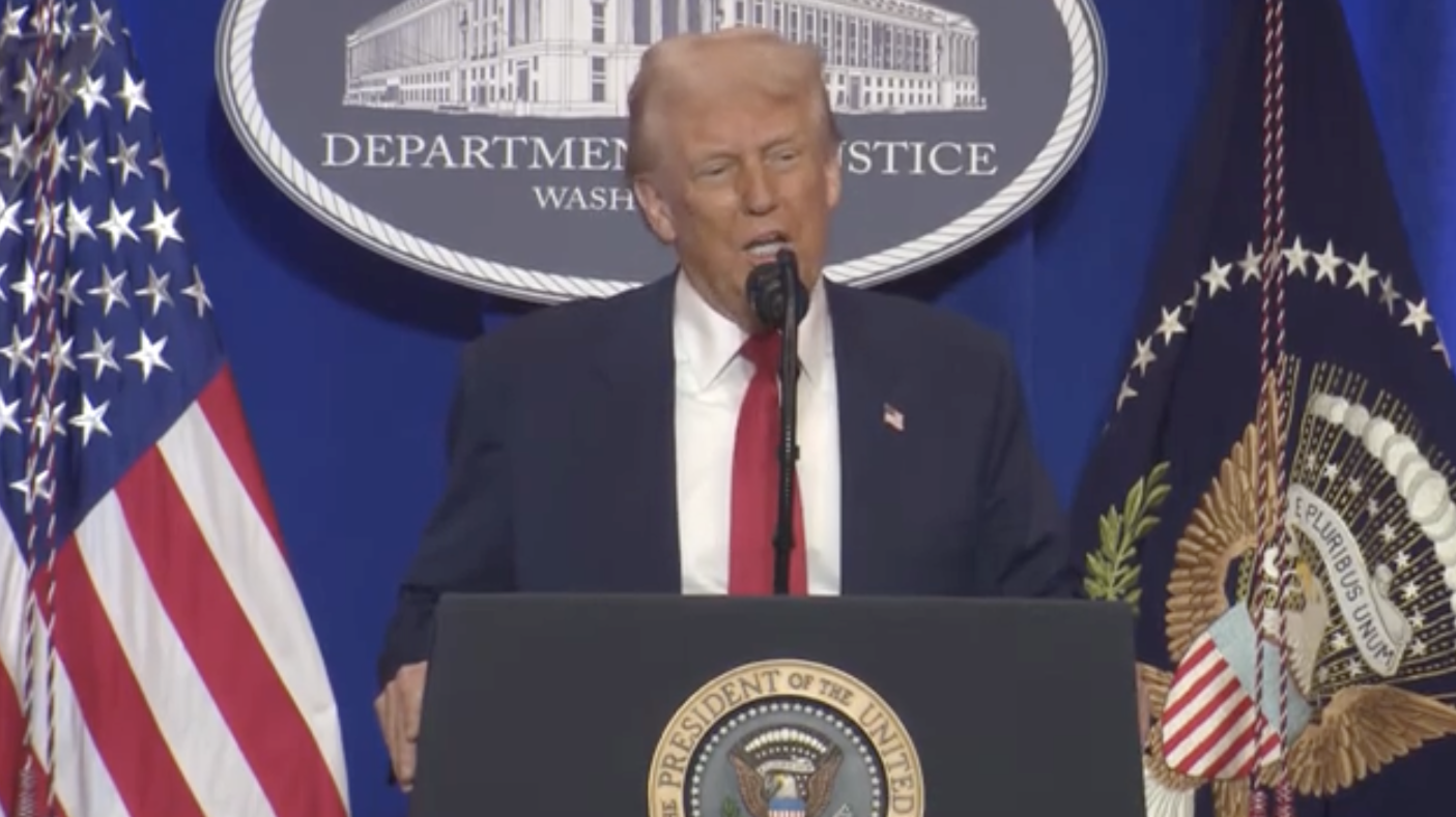'The Department Of Injustice': Trump Proudly Demonstrates His ...