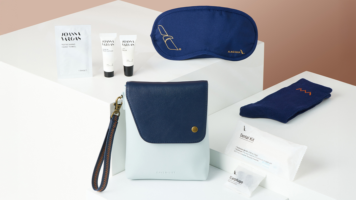 American Airlines Debuts Luxe Amenity Kits Designed by Austin's Raven ...