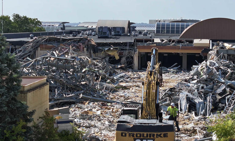 PHOTOS: Demolition underway at former Forest Fair Mall site