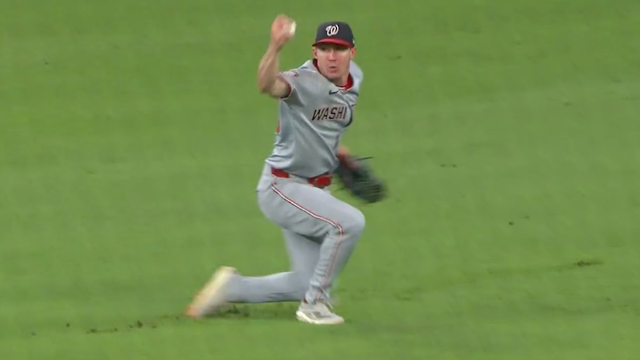 Jacob Young Is Undeniably the Best Juggler in MLB After Circus Catch