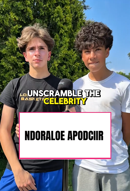 Word Scramble: Celebrity Edition – Test Your Brain