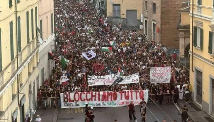 Thousands Protest In Italy For Gaza, PM Meloni Reacts