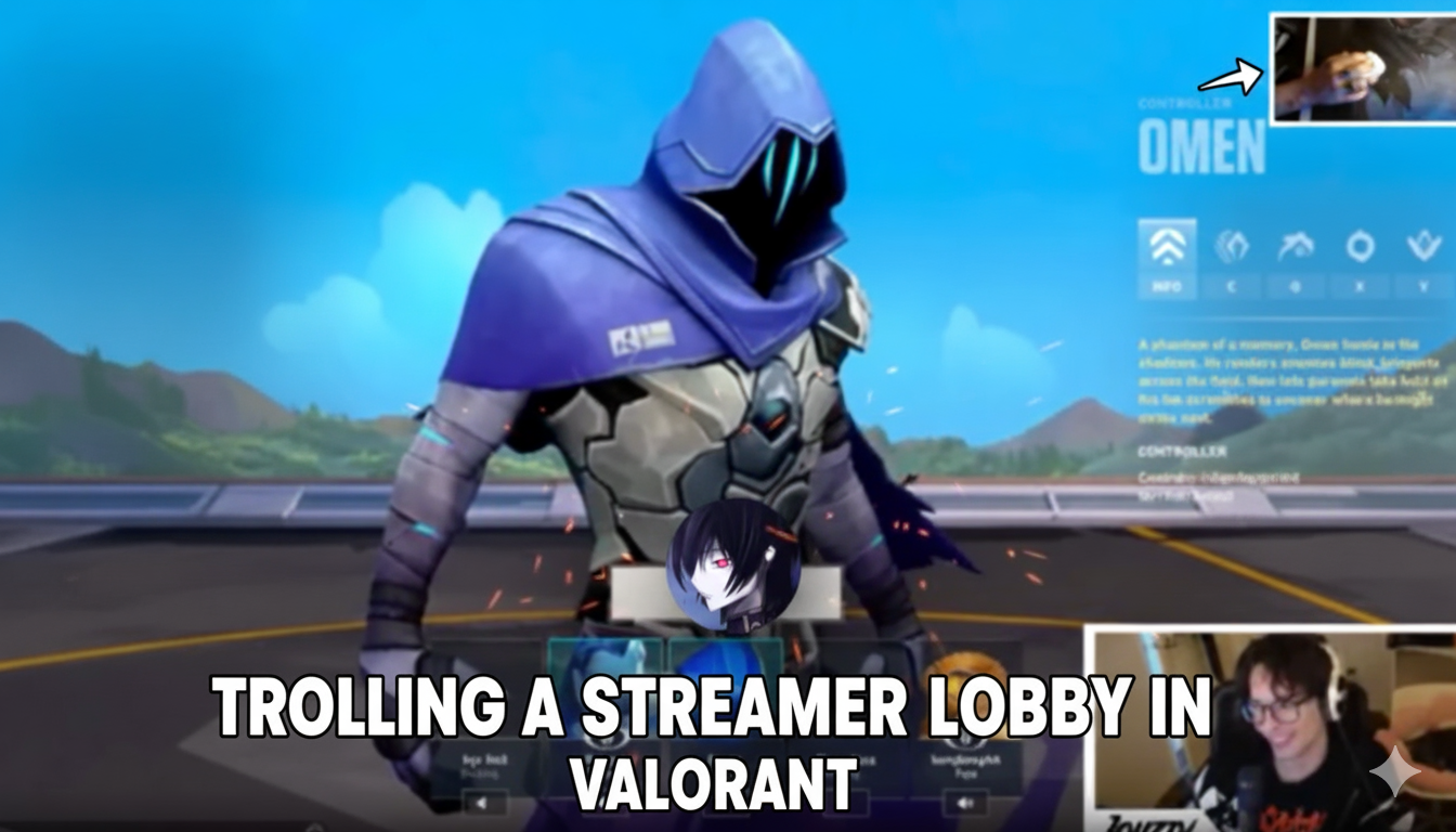 Trolling a Streamer Lobby in Valorant