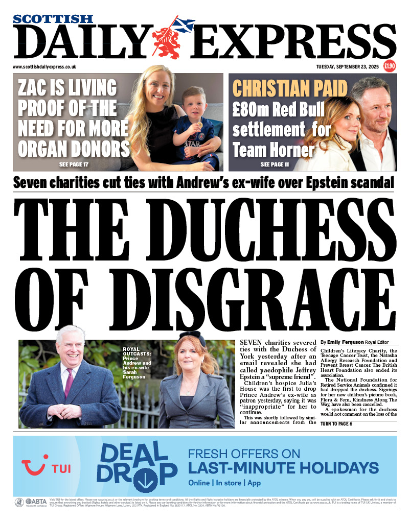 Scotland's papers: A&E crisis and Farage's migrant benefits plan