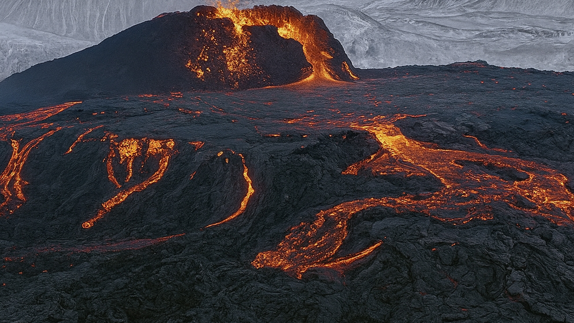 Volcan Fagradalsfjall – Paysages d'Islande en 4K