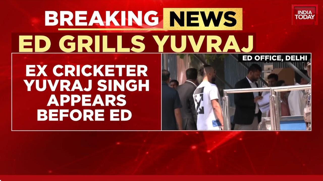 Yuvraj Singh appears before ED in illegal betting app case