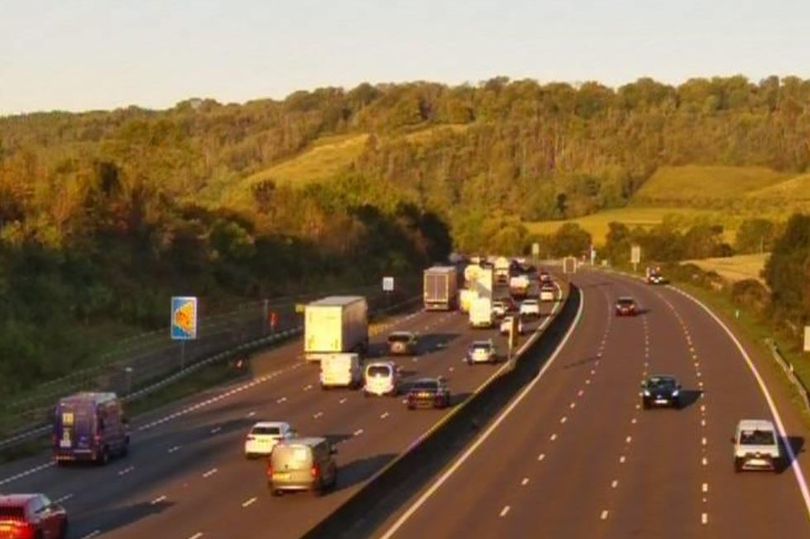 Surrey M25 car and lorry crash near Reigate leaves one in hospital