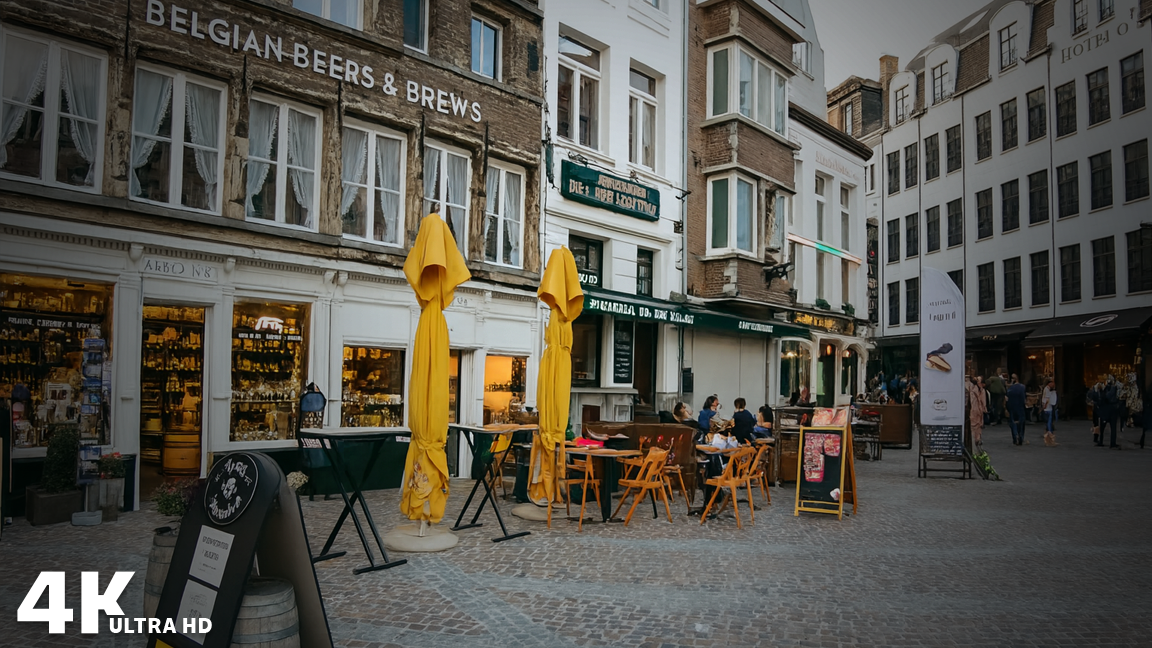 Recorrido a pie por el centro de Amberes – Bélgica (4K)