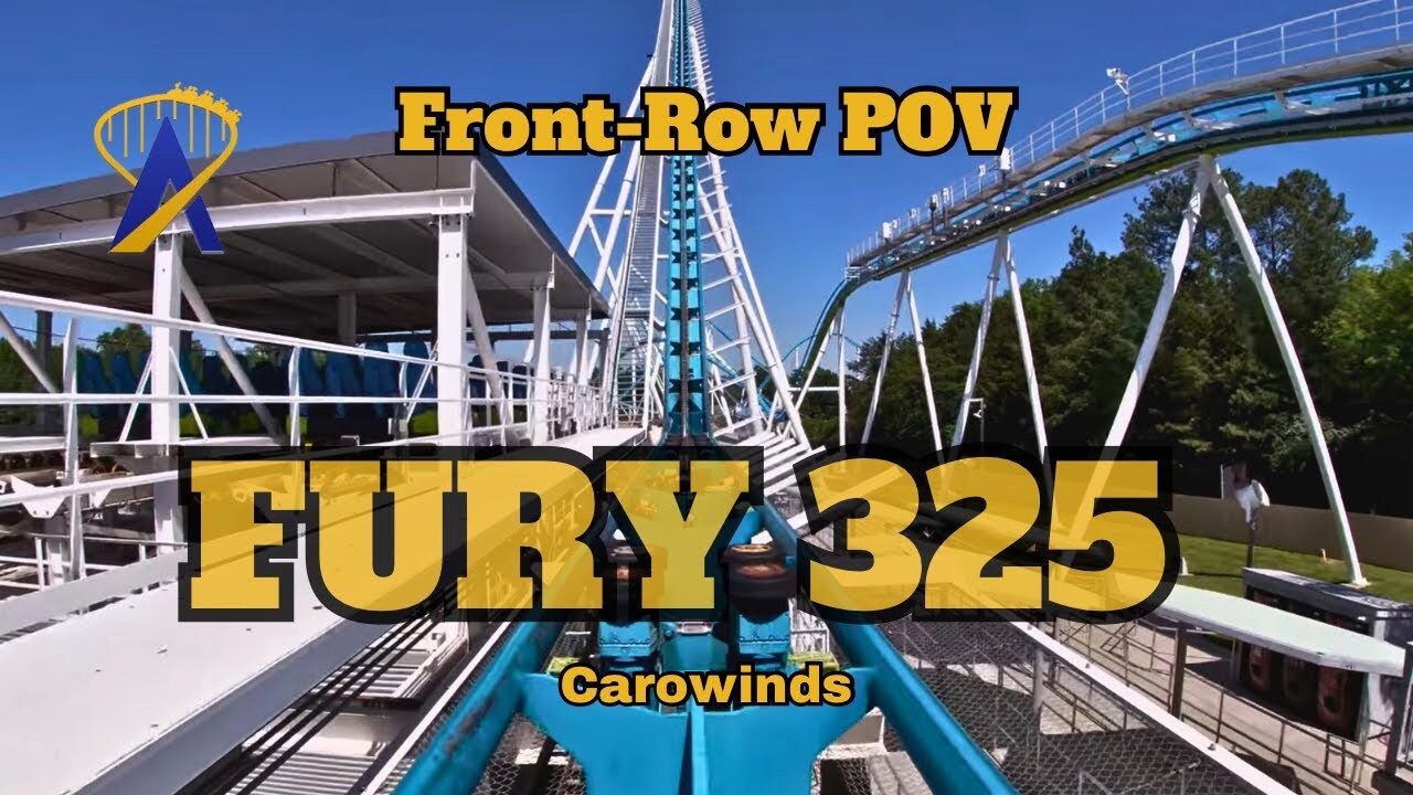 Fury 325 front-row POV from Carowinds