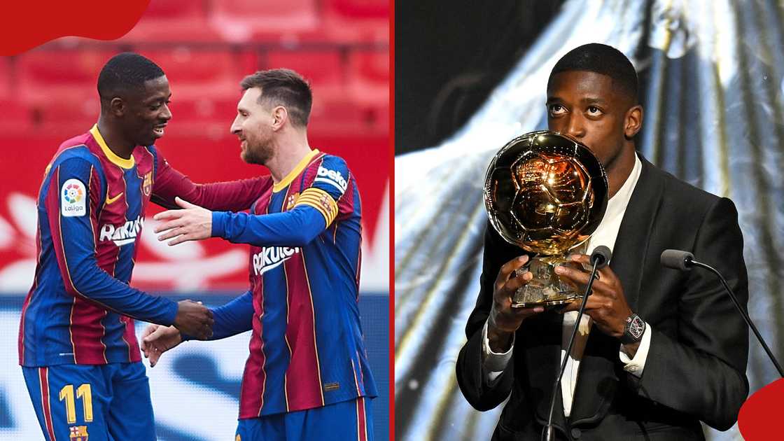 Lionel Messi, Kylian Mbappe comment on Ousmane Dembele's Ballon d'Or win