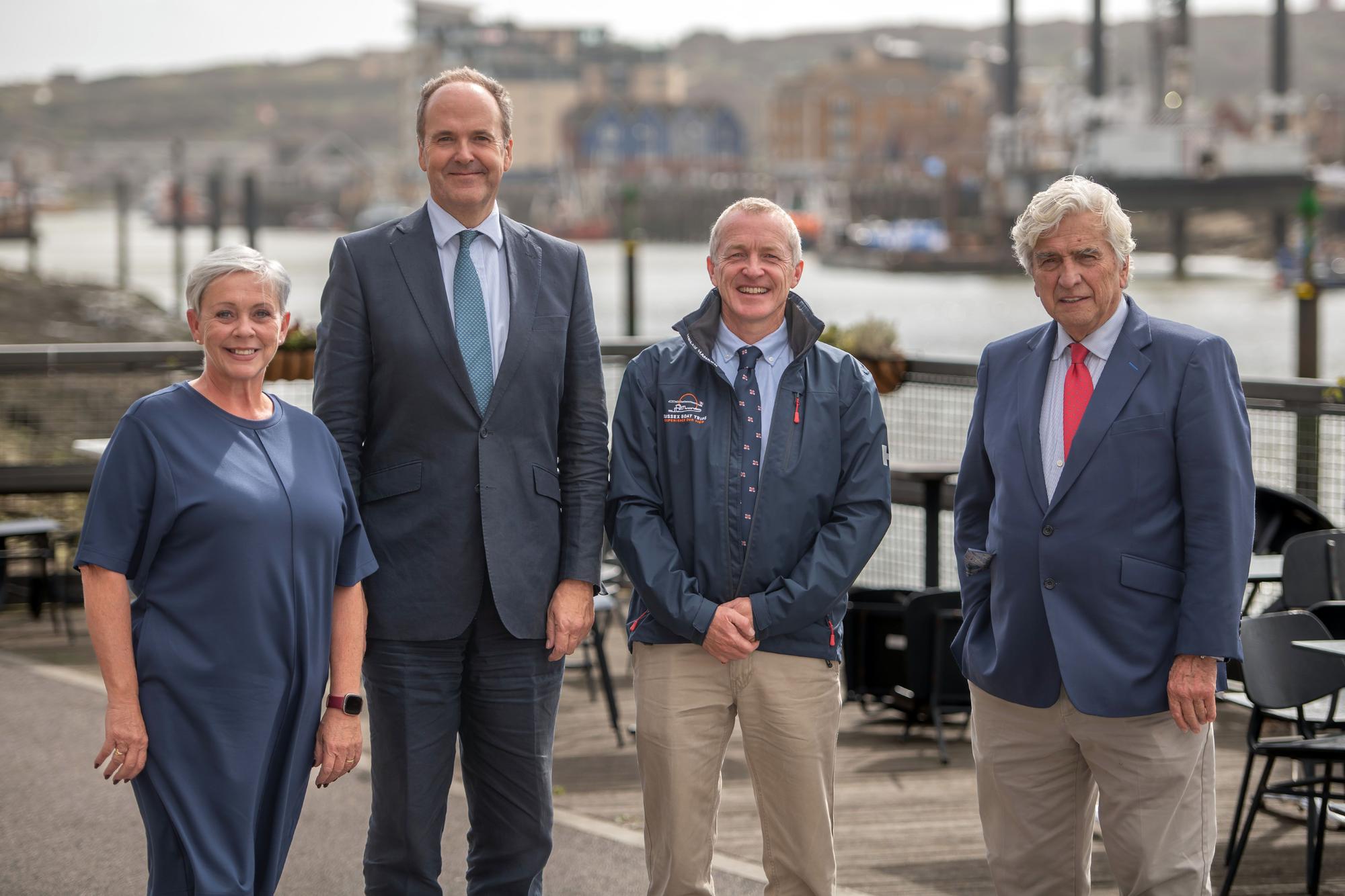 Lord-Lieutenant tours Newhaven to see town’s growth and ambition