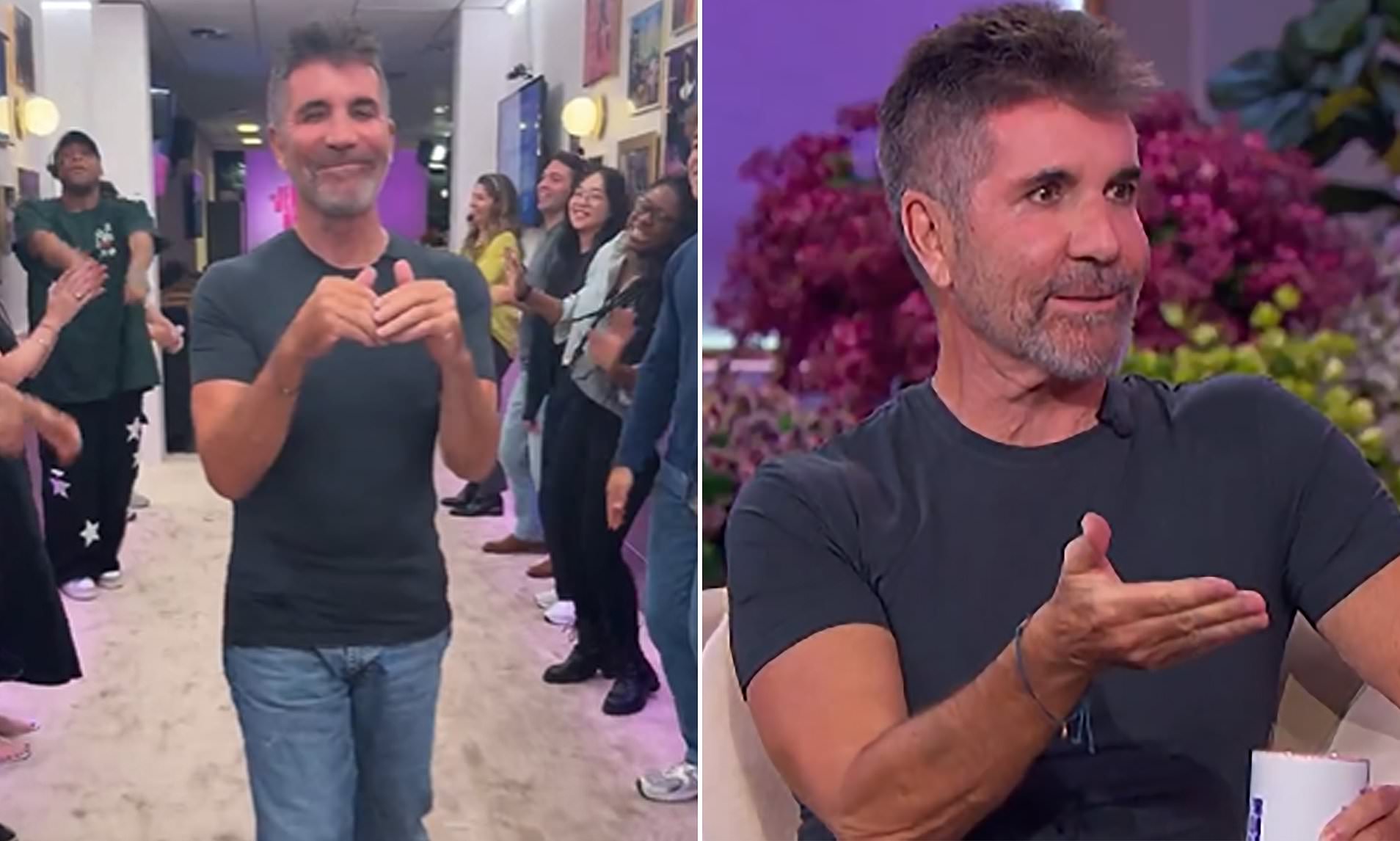 Simon Cowell talking about how much he loved doing the spirit tunnel ...