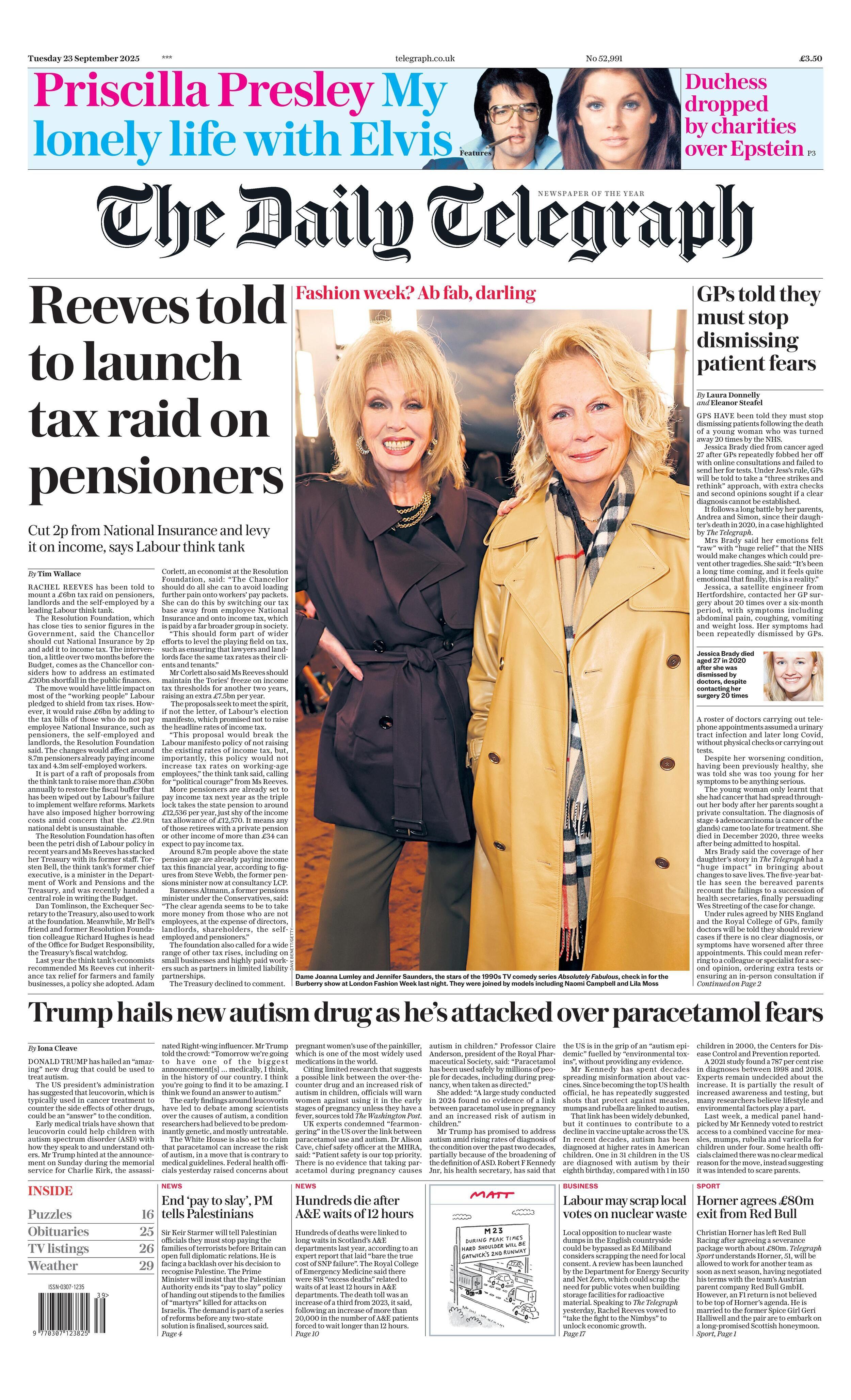 Scotland's papers: A&E crisis and Farage's migrant benefits plan
