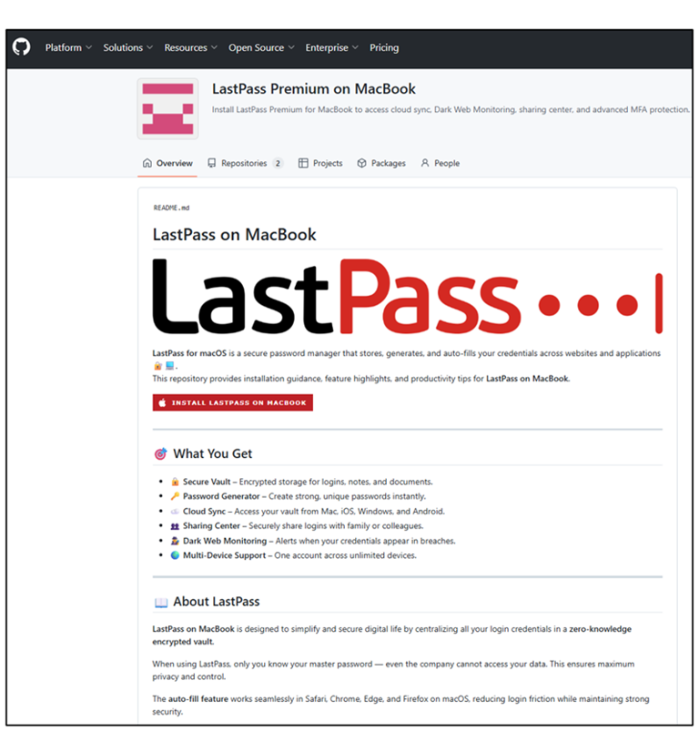 Hacker Targets Mac Users Looking for LastPass Downloads on Search Engines