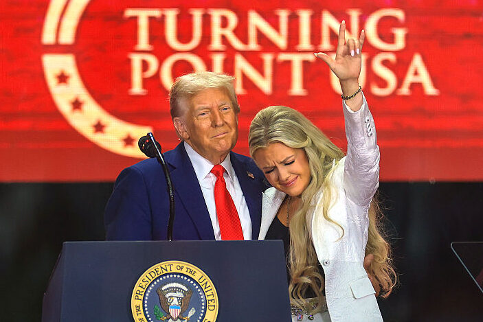 Trump’s hug of widow Erika Kirk sparks online debate –here’s why