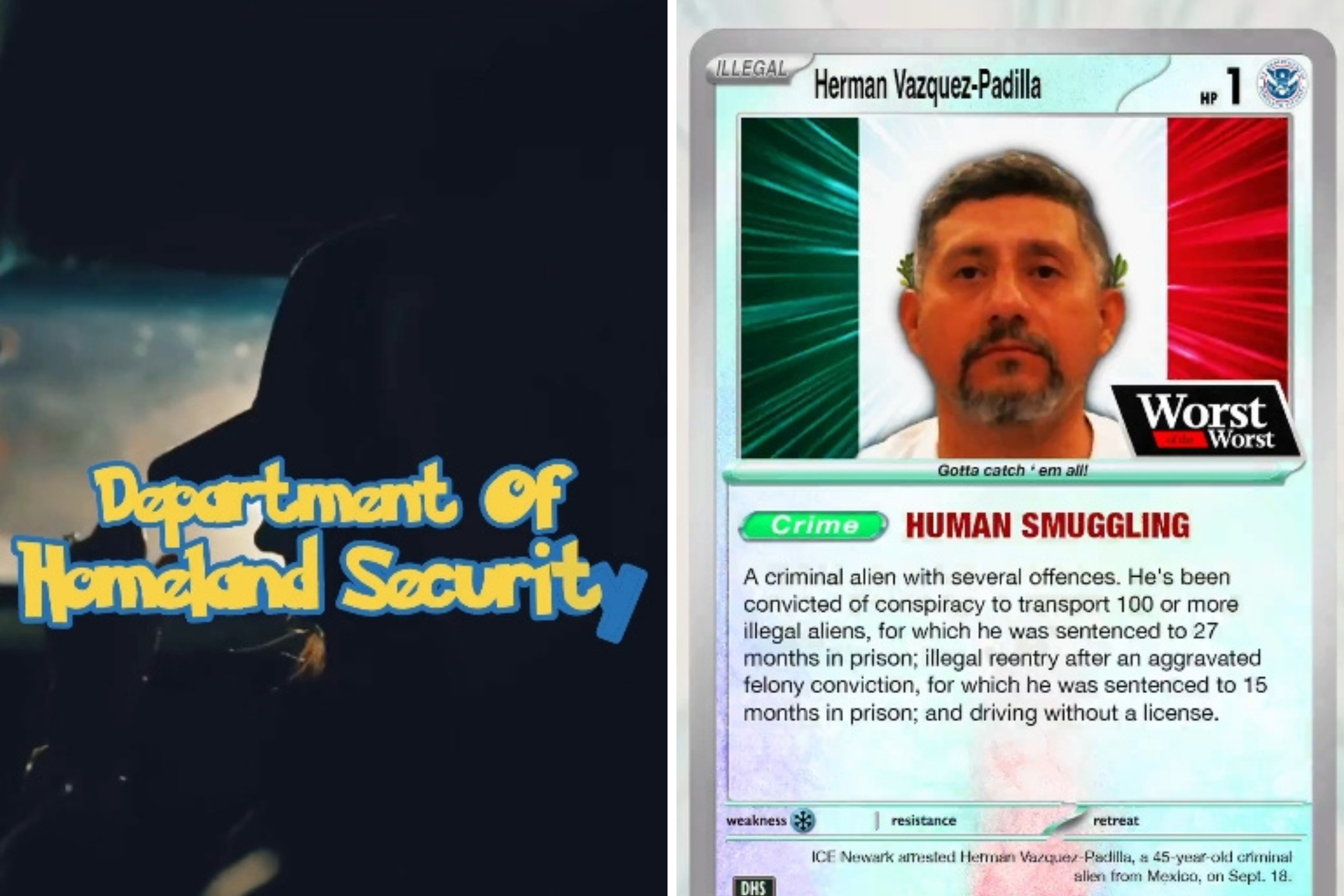 Homeland security compares migrants to Pokémon: 'Gotta catch 'em all'