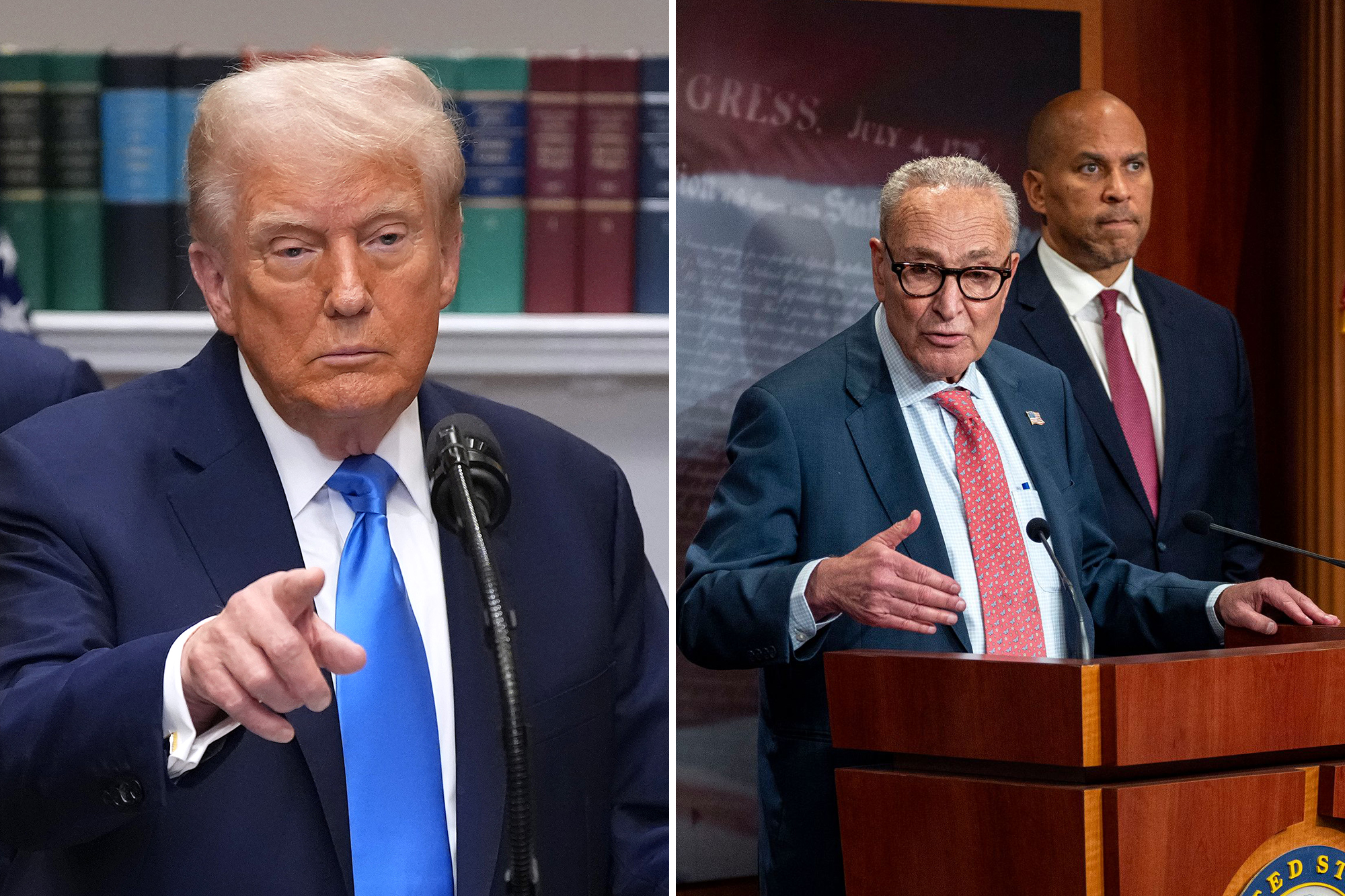 Trump to meet with Chuck Schumer and Hakeem Jeffries to discuss looming government shutdown