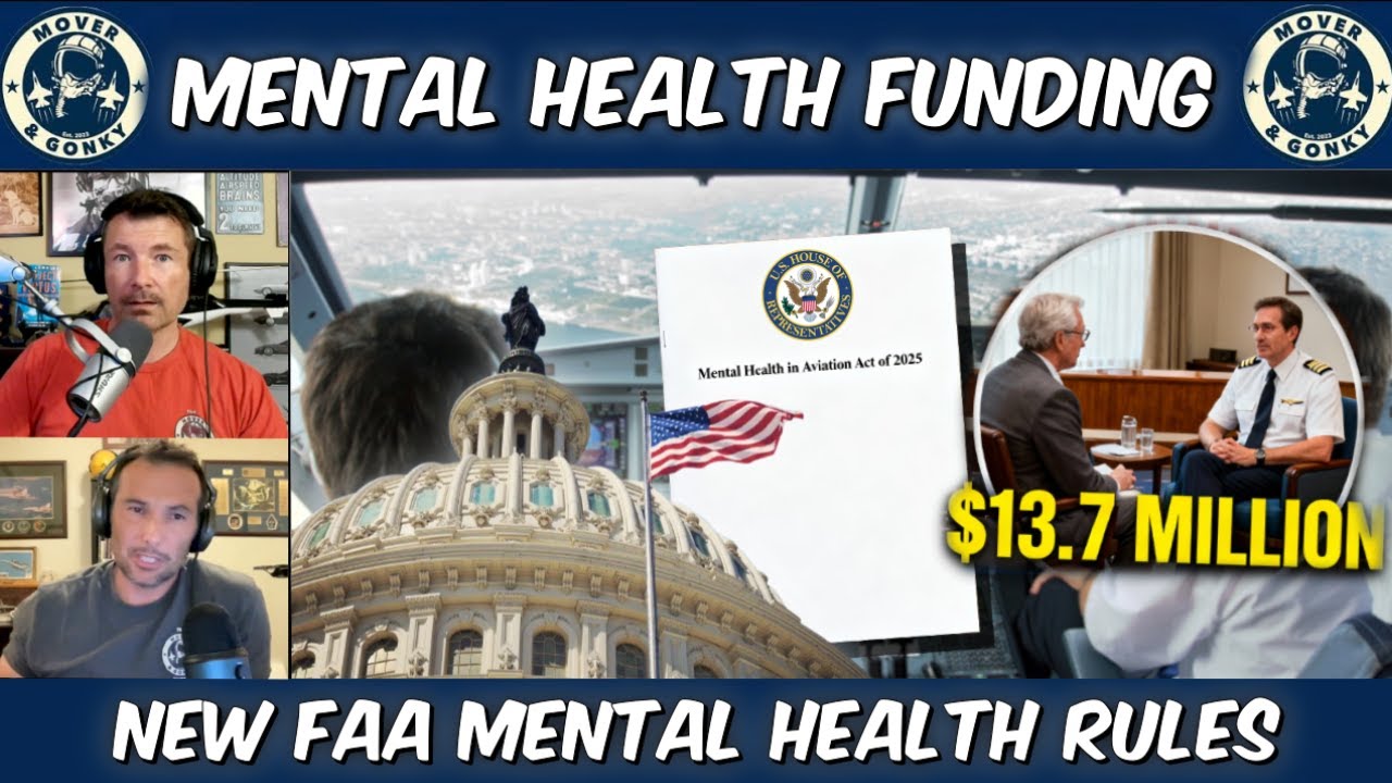 Mental Health in Aviation Act Passes House - Airline Pilots React