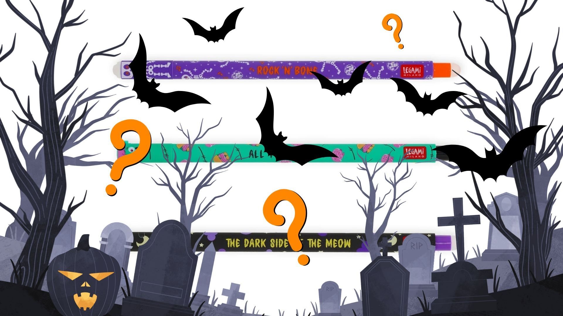 Ihr wünscht euch die neuen Halloween-Legami-Stifte? Hier könnt ihr die ...