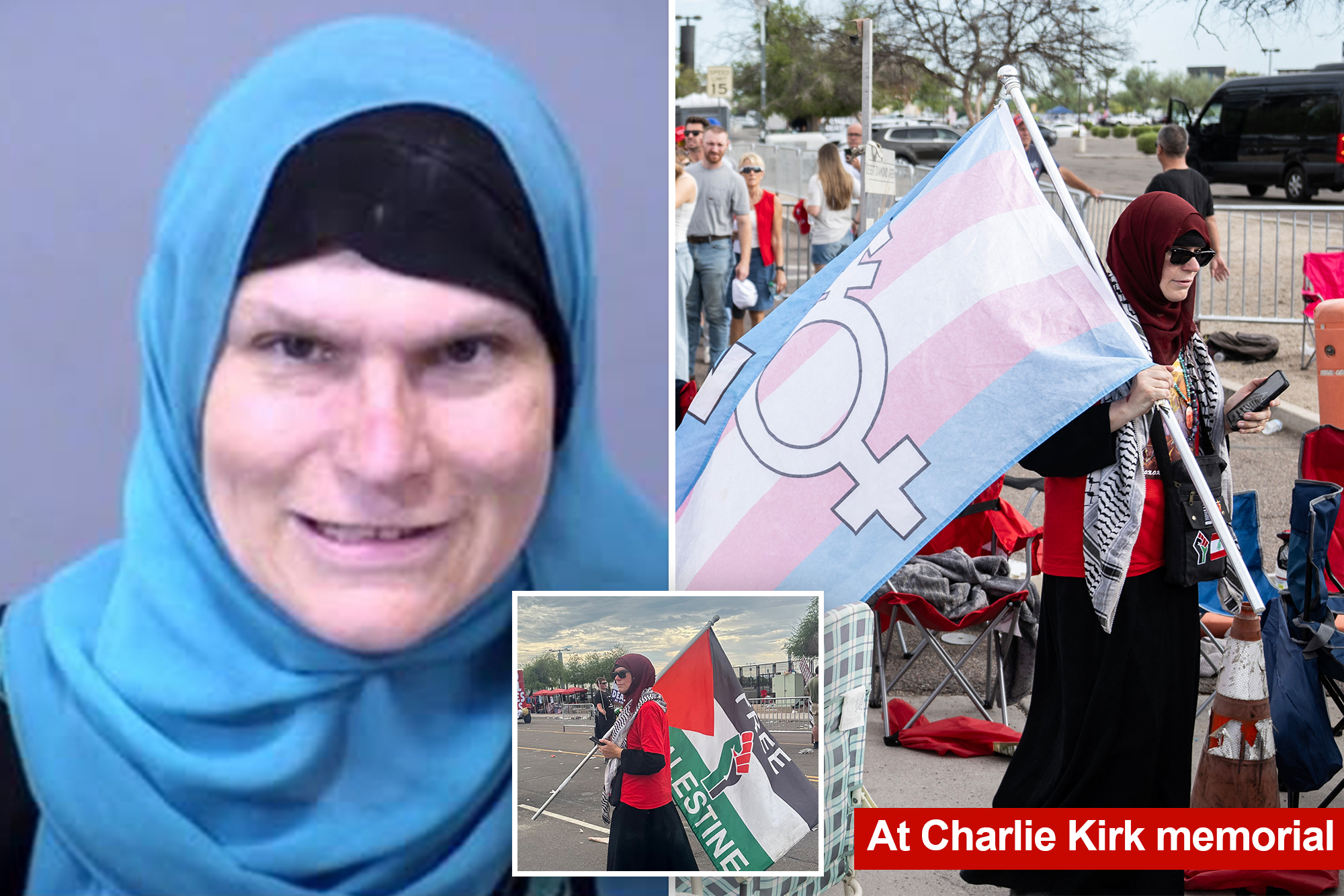 Meet the trans Muslim Antifa member at pathetic Charlie Kirk funeral ...