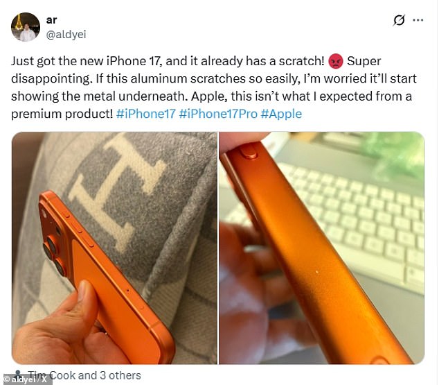 iPhone 17 Pro buyers claim Apple's £1,099 smartphone is SCRATCHING ...