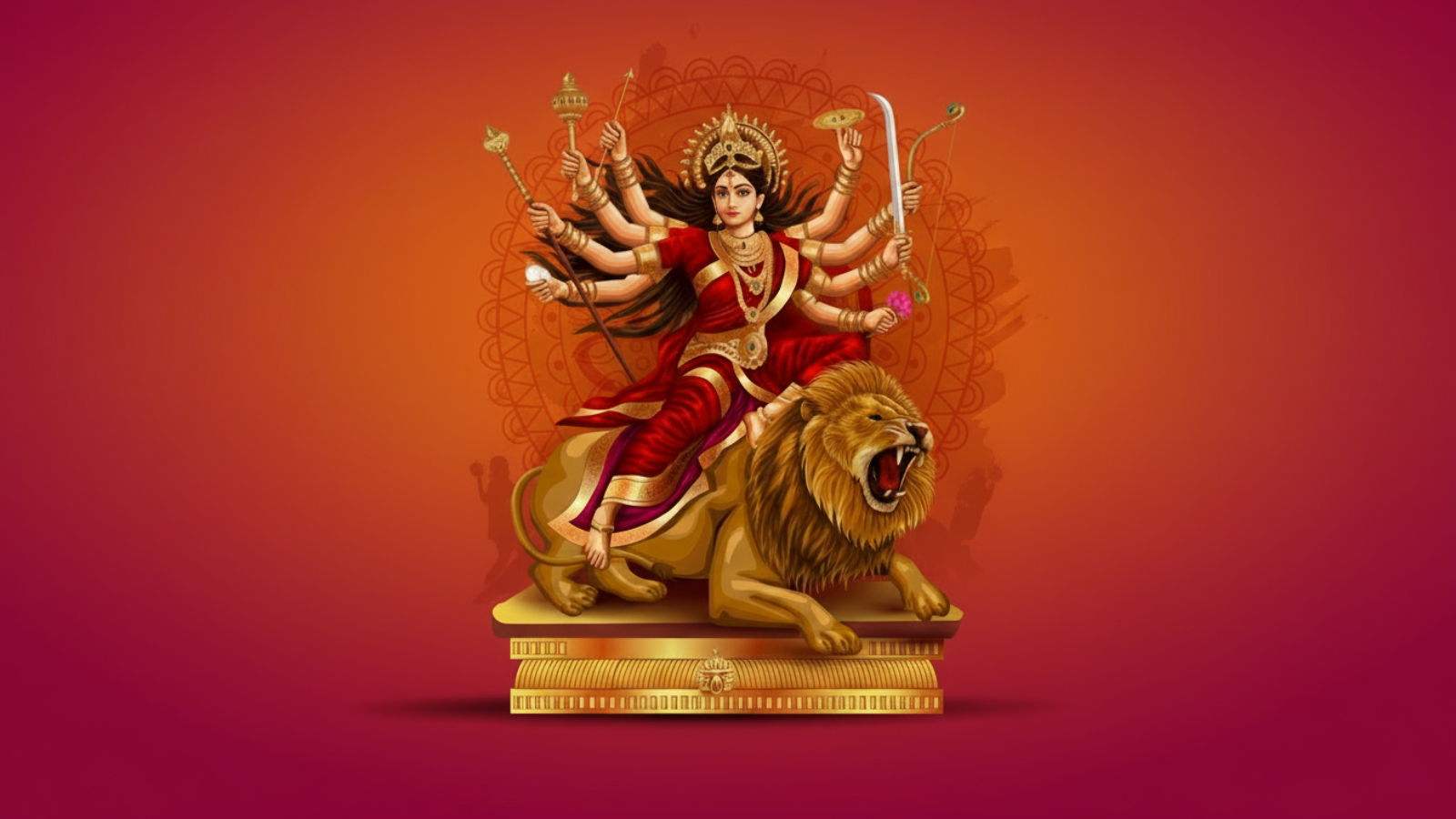 Why Goddess Durga Rides A Lion: Symbolism And Meaning Explained