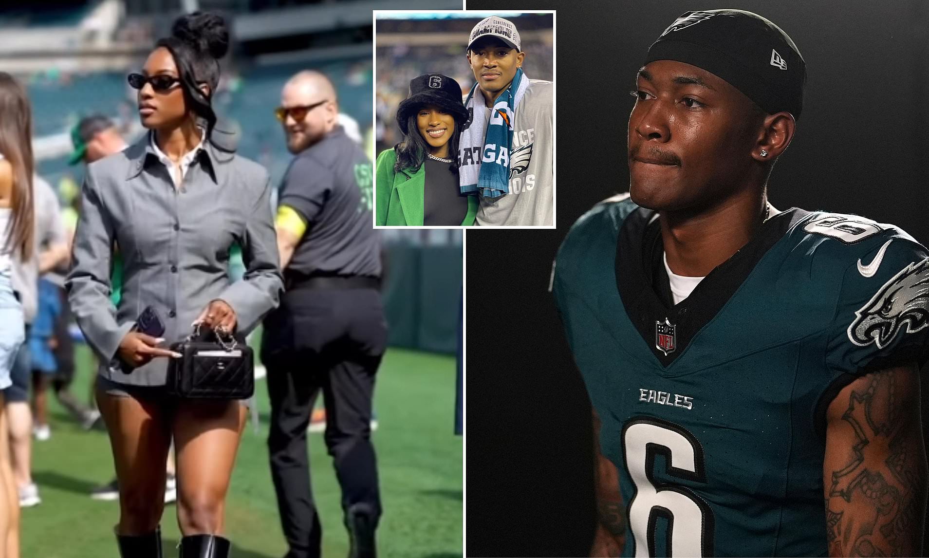 NFL star Devonta Smith calls out Eagles security guard for checking out ...