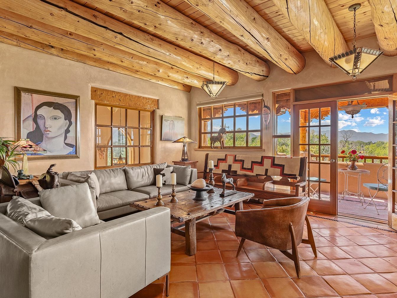 Inside a New Mexico Adobe-Victorian Masterpiece with Handcrafted ...