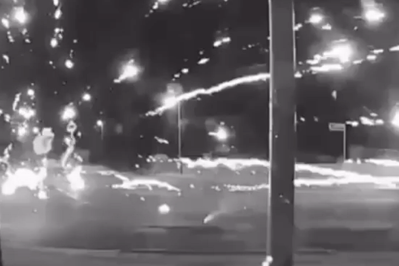 Bike-riding kids hurl lit fireworks at homes and cars in Stoke-on-Trent