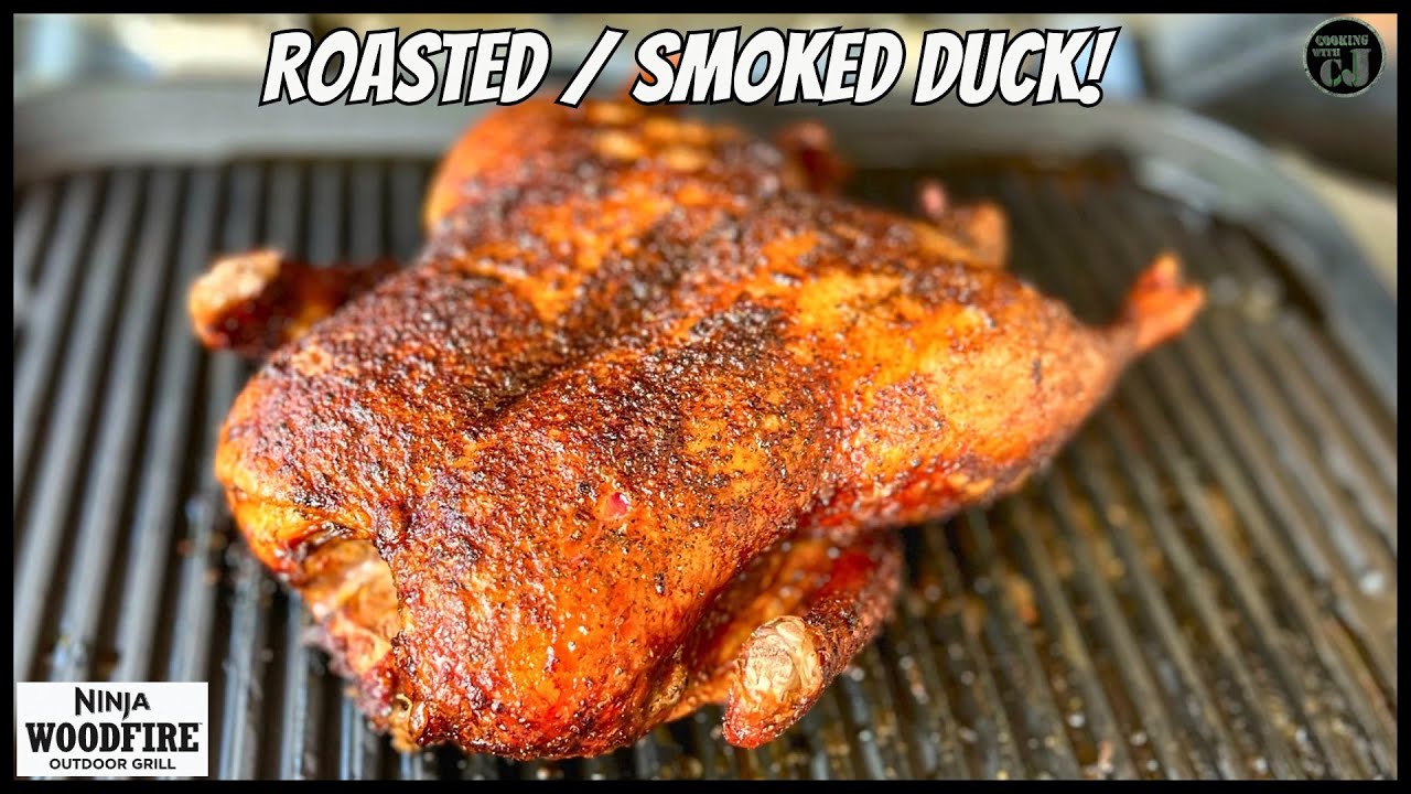 Ninja Woodfire Grill Roasted and Smoked Duck!