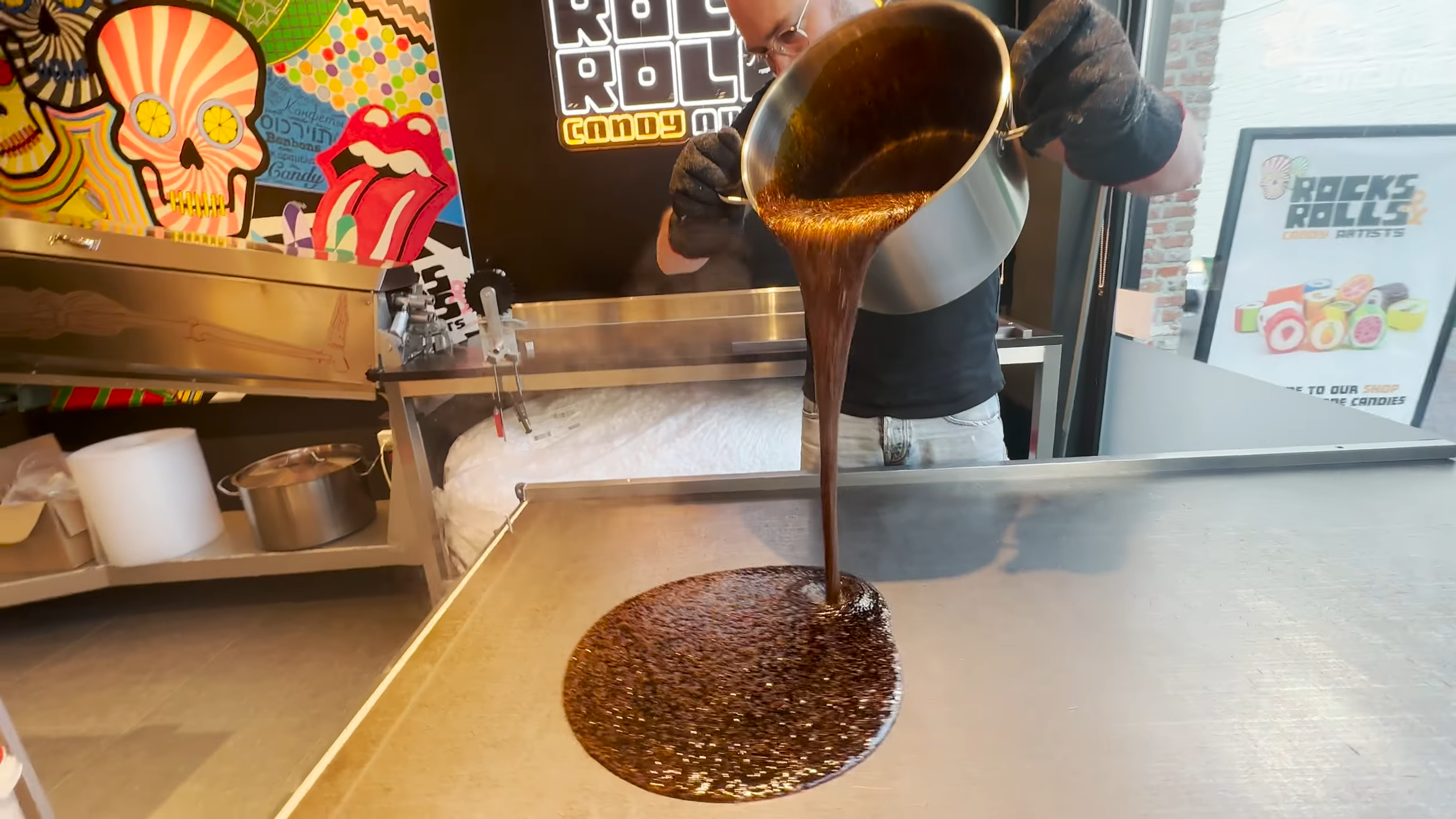 Making Super Sour Candy With Bubbling Coca Cola Flavor