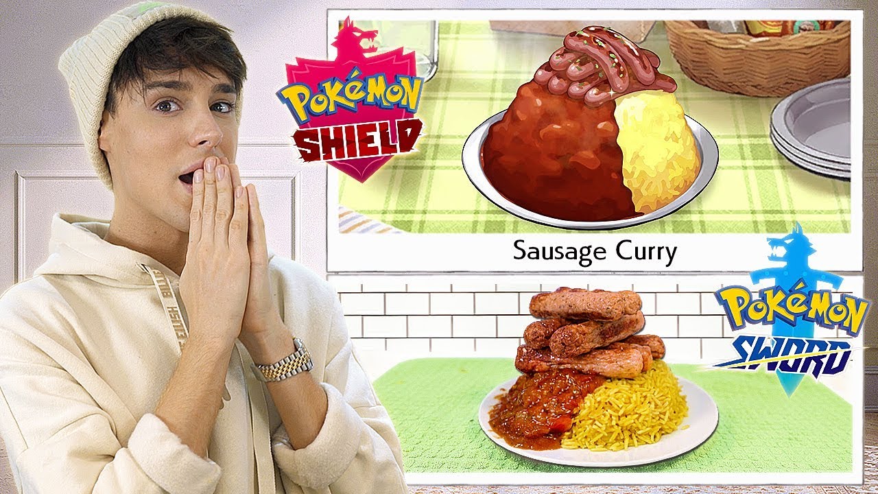 Following virtual Pokémon Sword and Shield recipes in real life