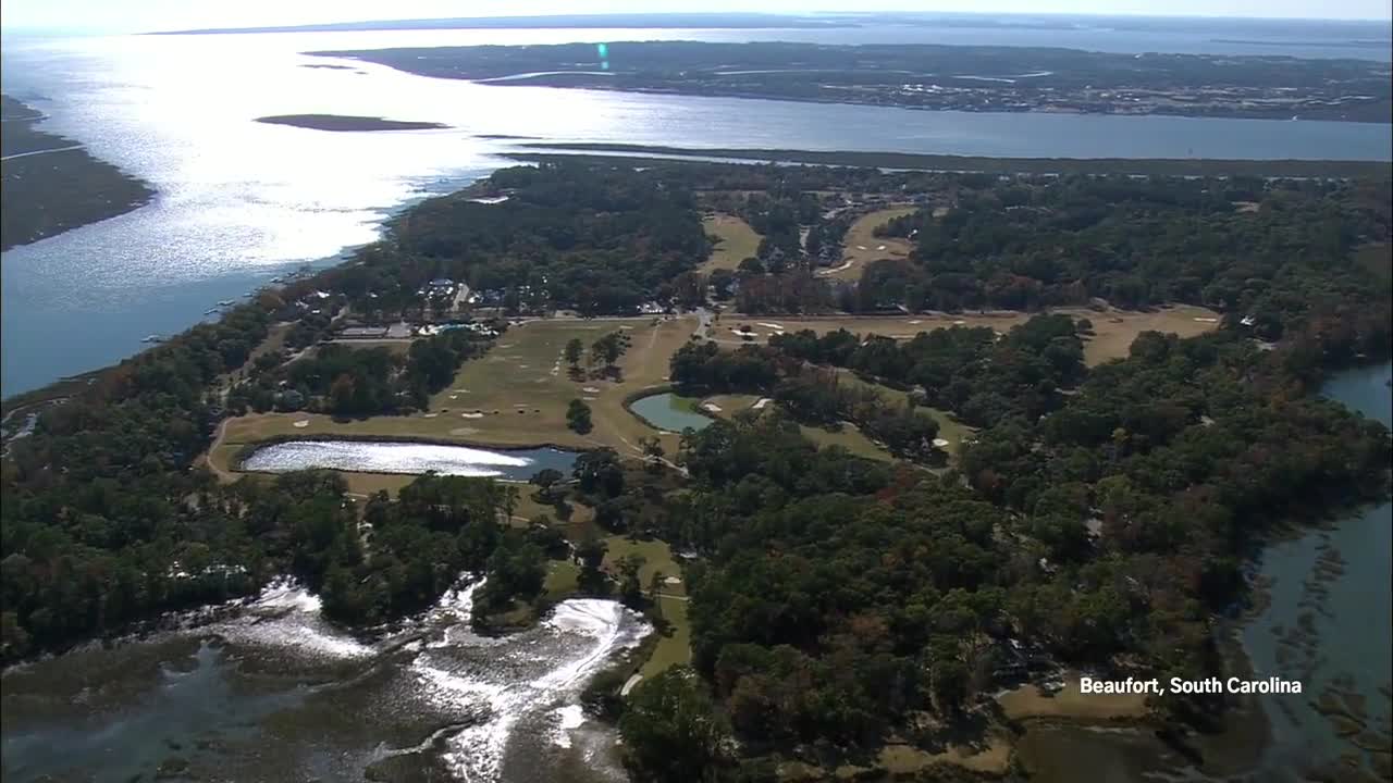 Drone Flight over 'Forrest Gump' Movie Locations