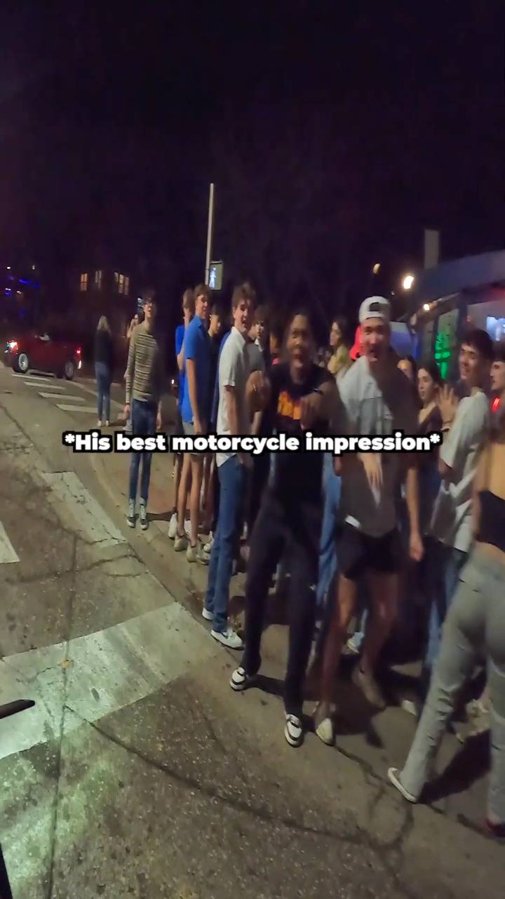 Random people want us to wheelie at party