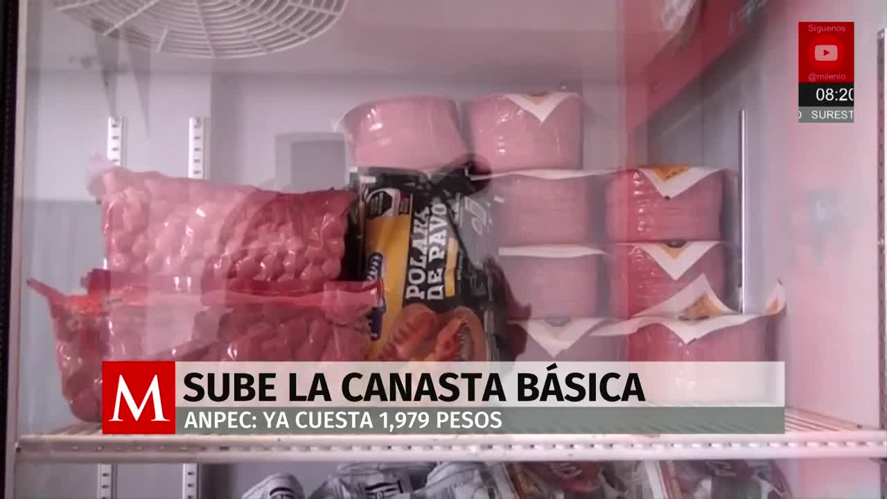 Sube el precio de la canasta básica; cuesta casi 2 mil pesos, informa Anpec