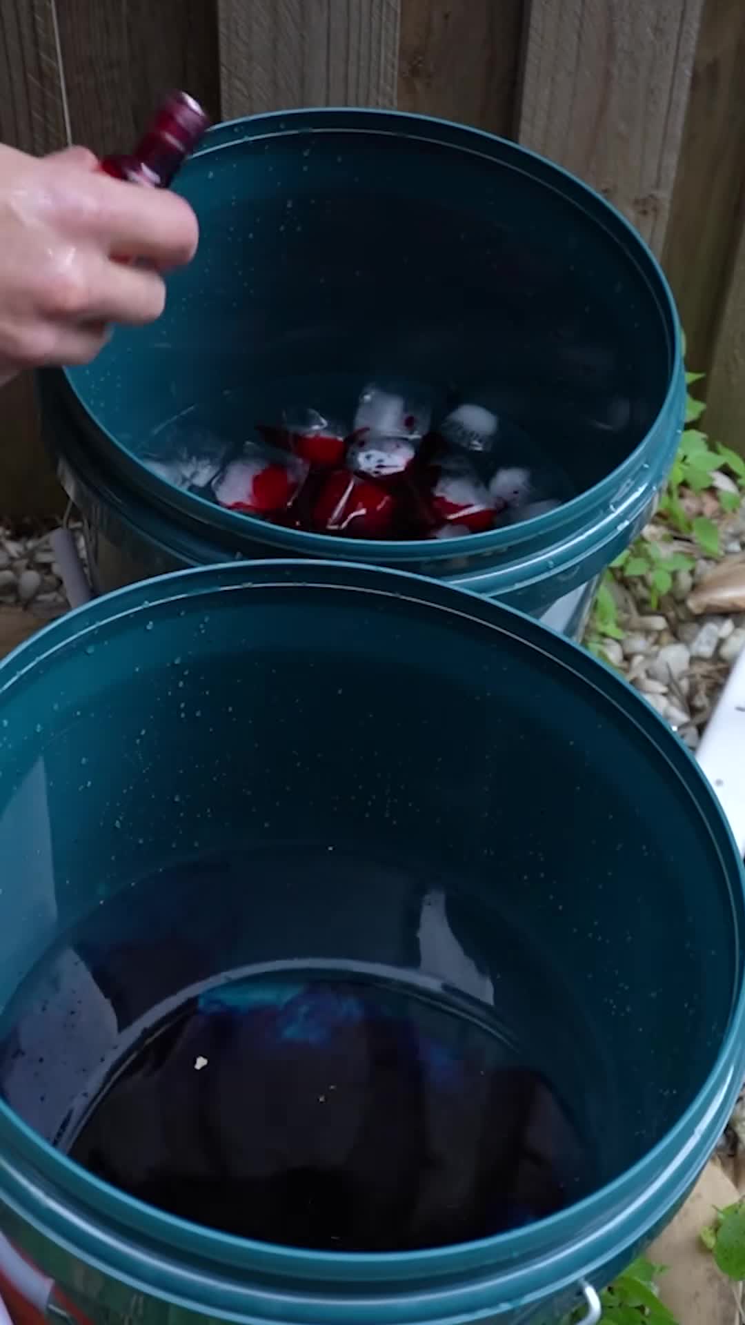 I built a hot-cold switching shower!