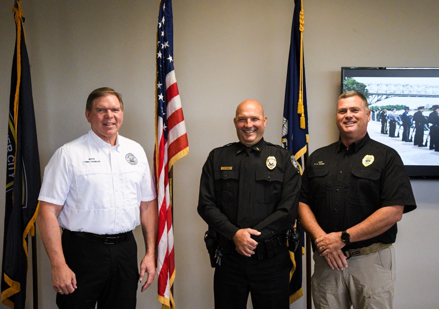 Veteran officers promoted at Bossier City Police Department ceremony
