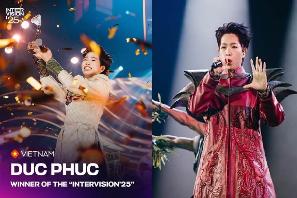 Vietnamese Pop Star Duc Phuc crowned champion at Intervision 2025 ...