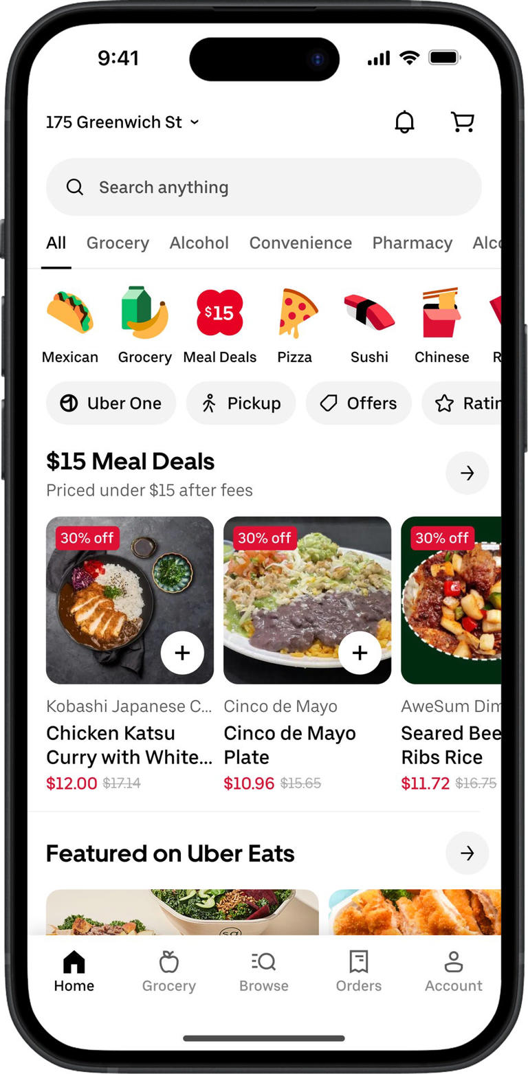 Uber Revs Up New Discounts With Prepaid Ride Passes, Uber Eats Meal Deals