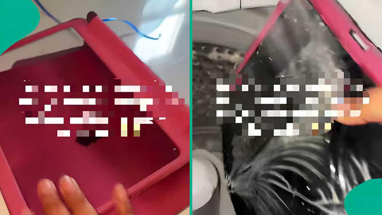 Viral video shows woman’s reaction after washing iPad by mistake
