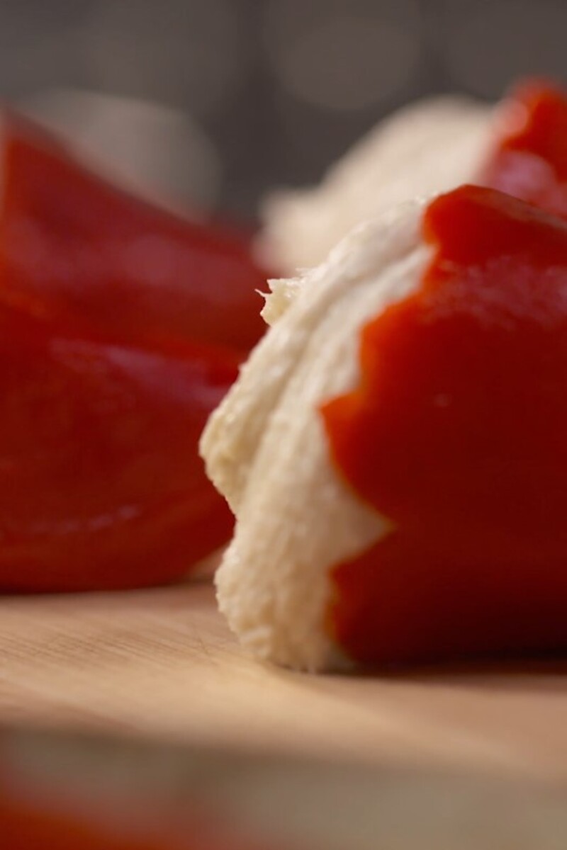 Basque salted cod stuffed peppers