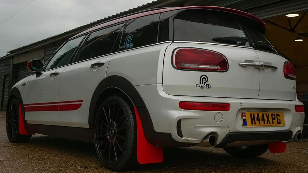 Fitting rally mud flaps on Mini F54 JCW Clubman