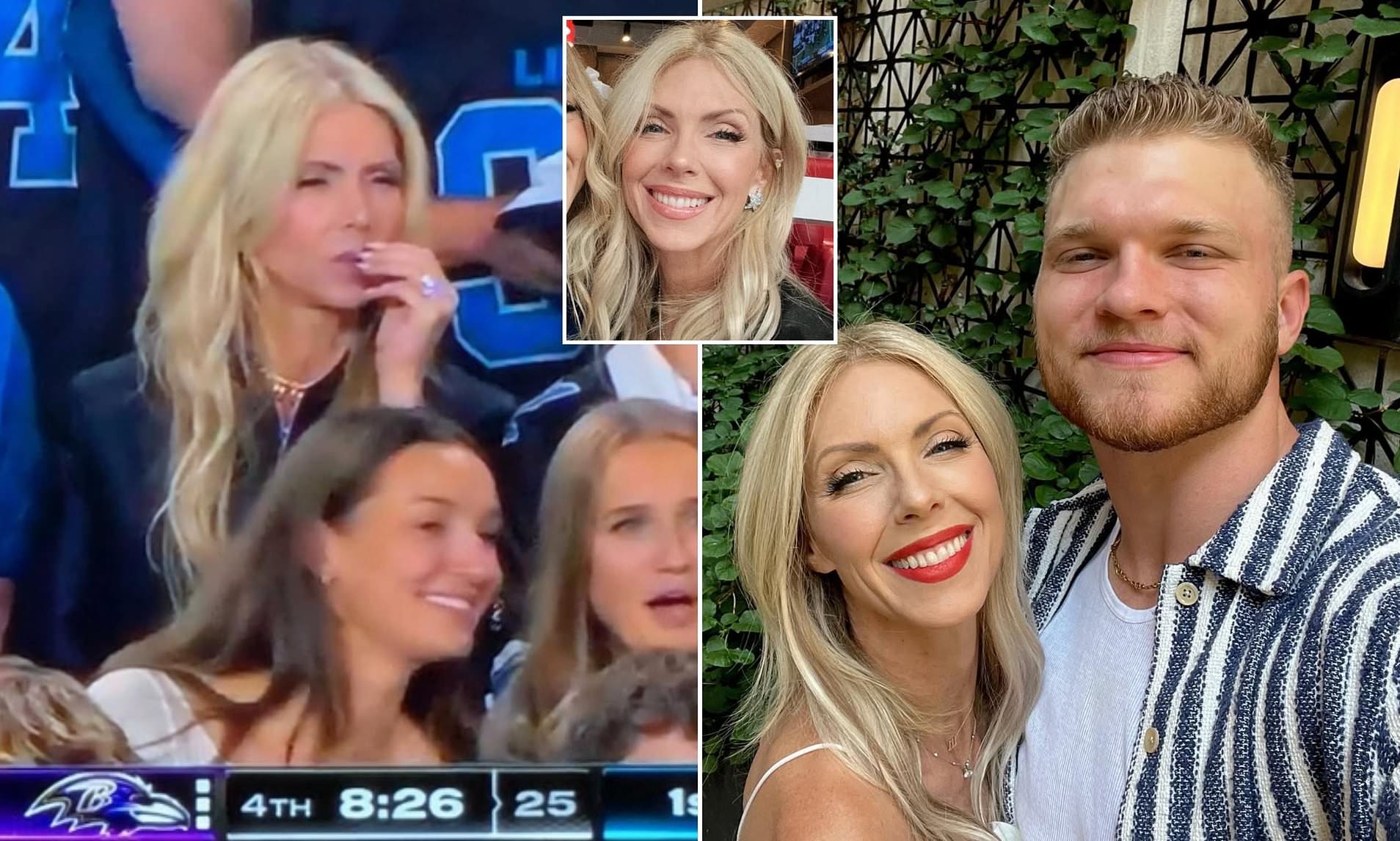 NFL star's ex-model mom sends fans into meltdown after ESPN cameras ...