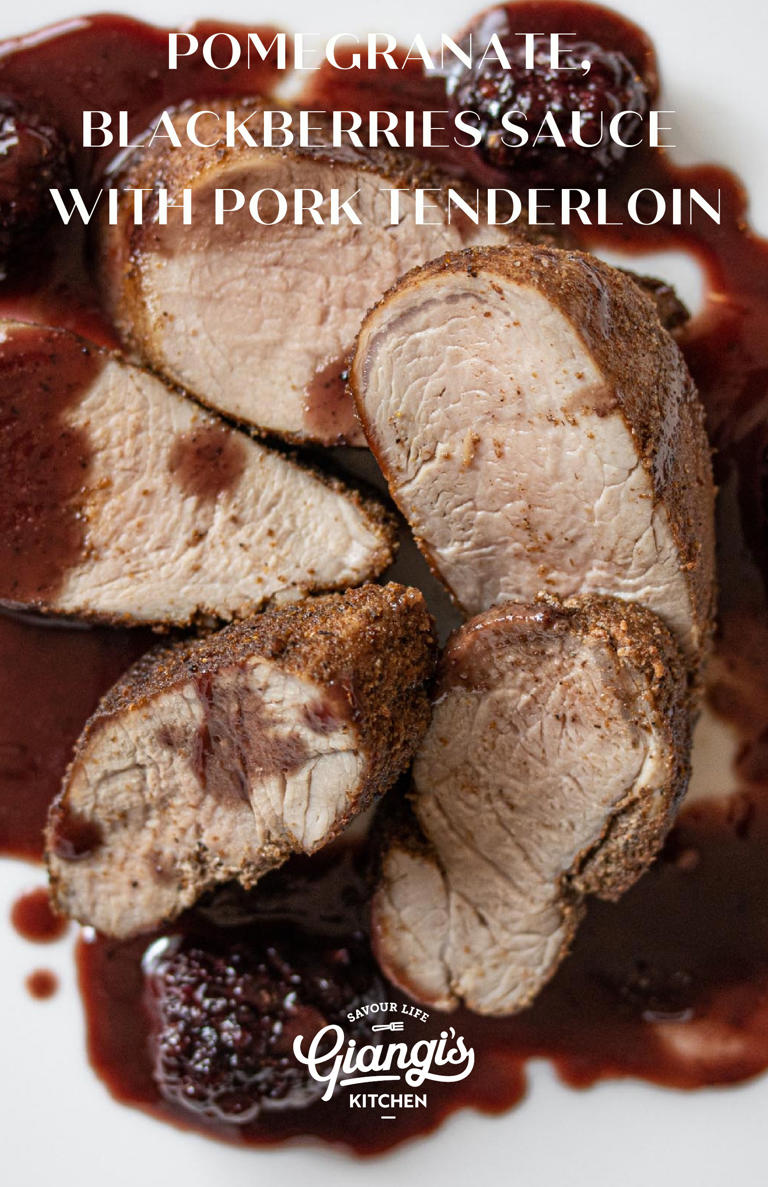 Pomegranate Sauce With Pork Tenderloin