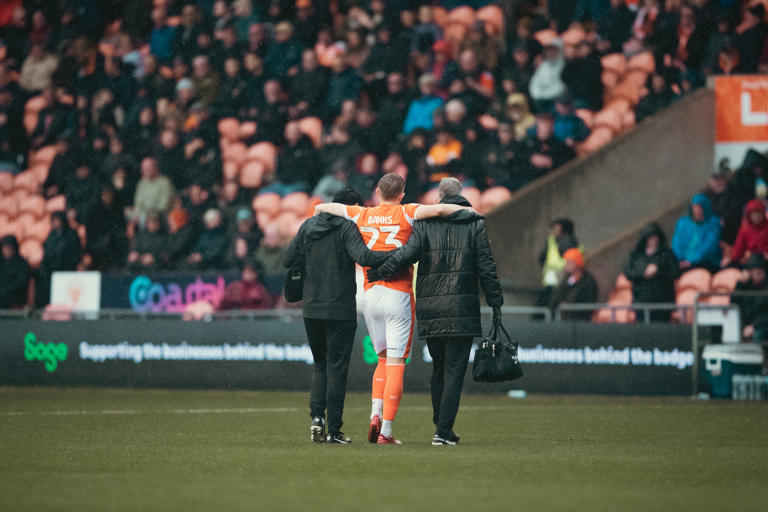 Blackpool injury news V AFC Wimbledon: Five out of weekend test