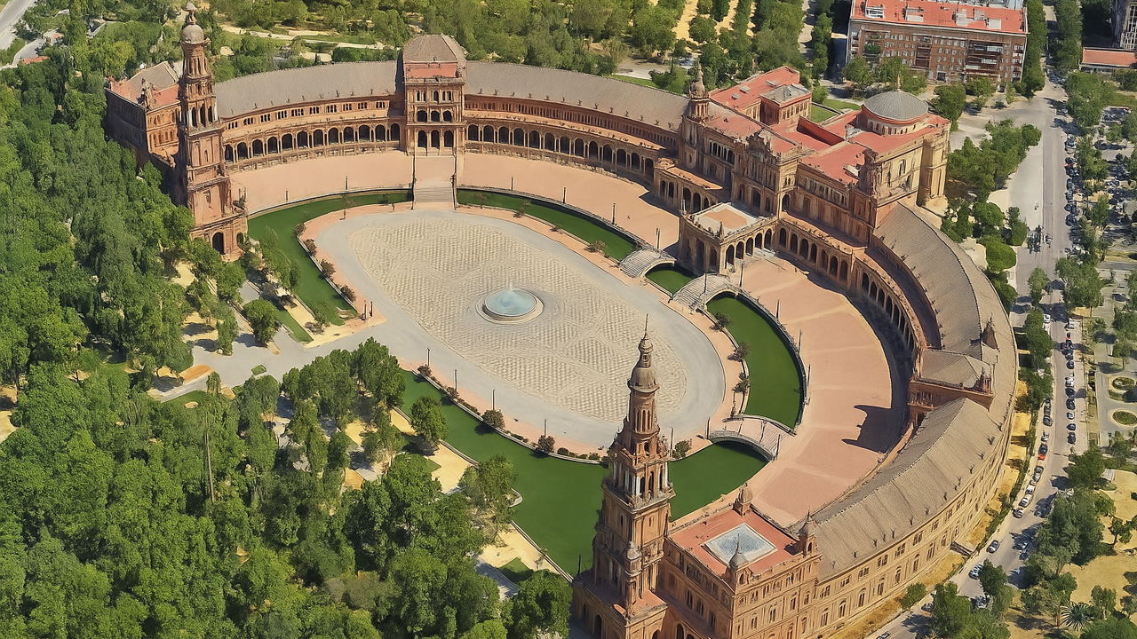 Plaza de España – Tour Virtual em Sevilha
