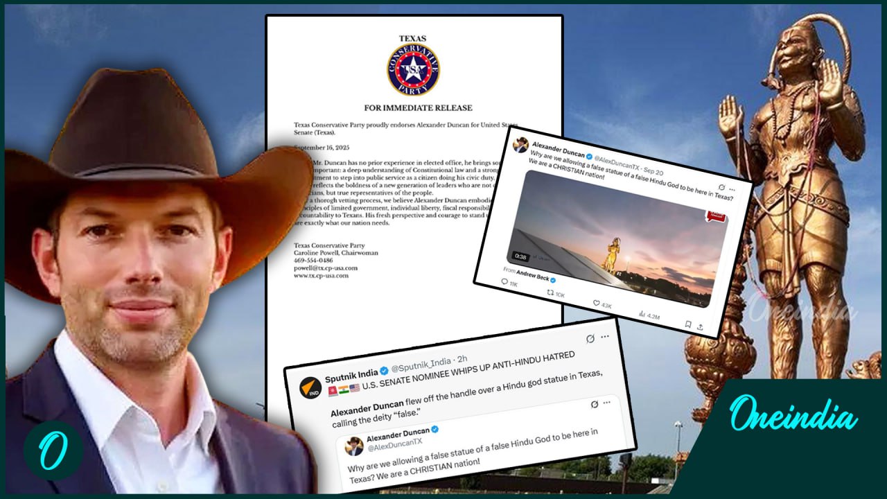 Alexander Duncan, sparked outrage after criticizing 90-foot ‘Statue of ...