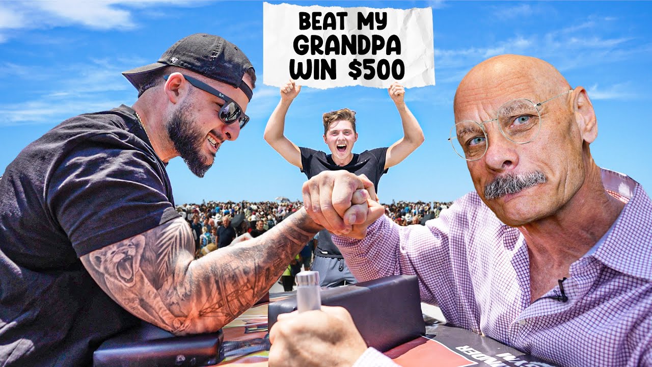 Can Anyone Beat My Grandpa at Arm Wrestling?
