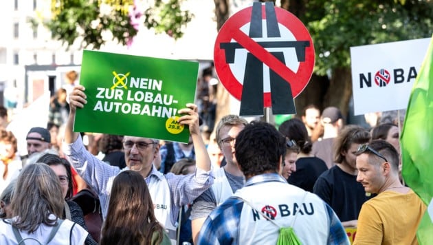 Lobau-Protestler drohen bereits mit Besetzung