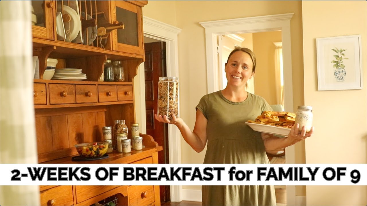 Large family cook with me